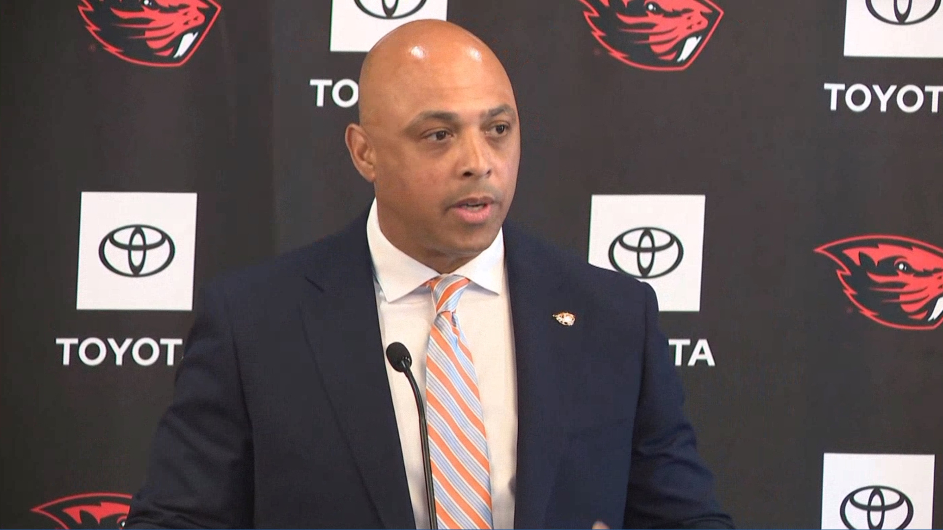Oregon State introduces new athletic director | Full news conference ...