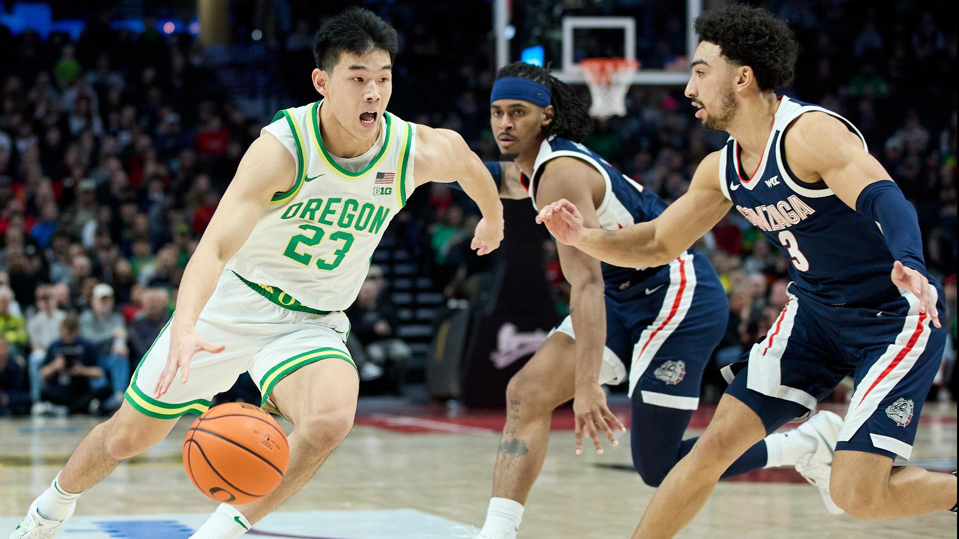 Braeden and Braden power No. 7 Gonzaga to 91-82 win over Oregon | kgw.com