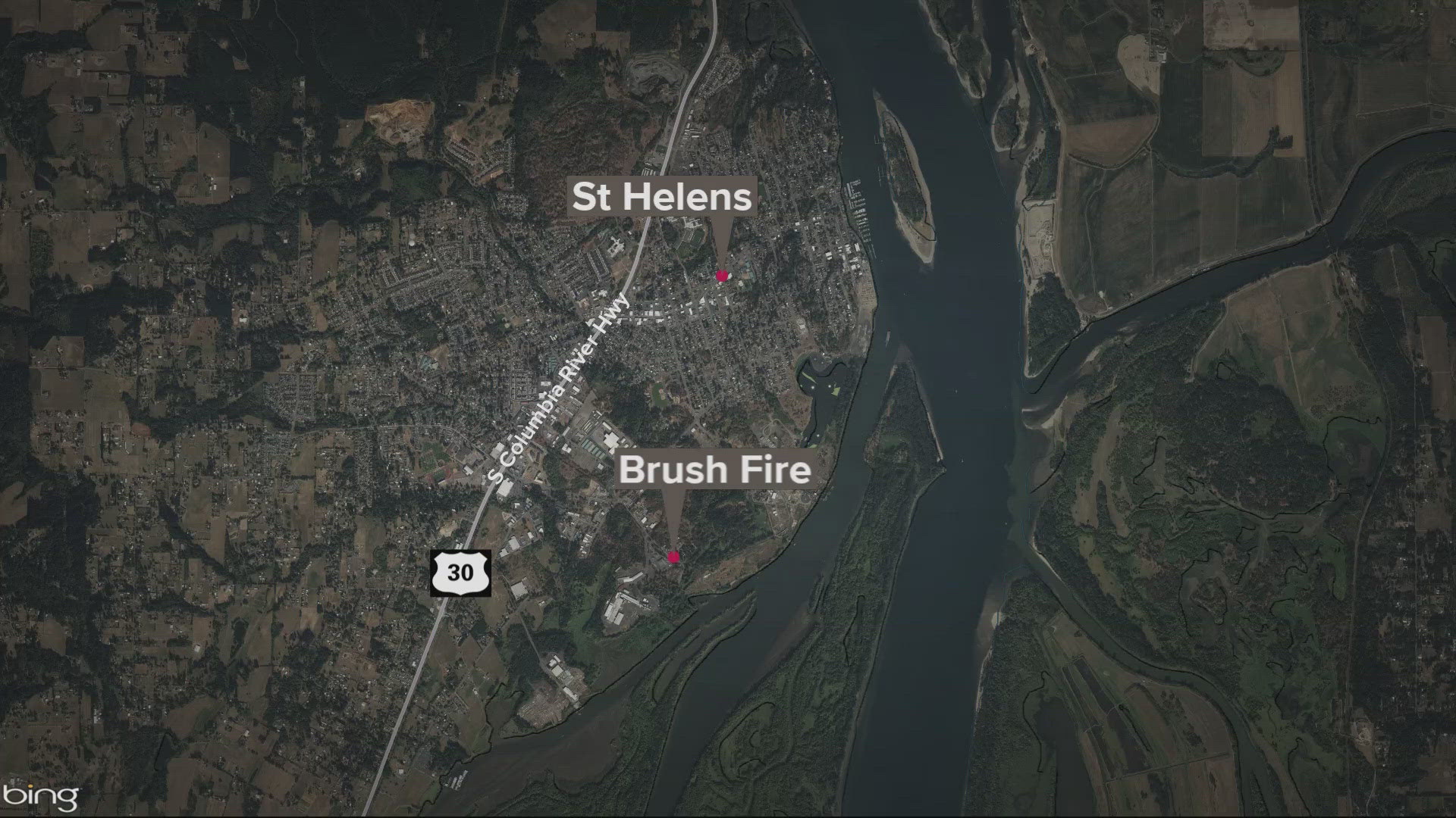 Brush fire contained in St Helens; residents allowed to return home ...