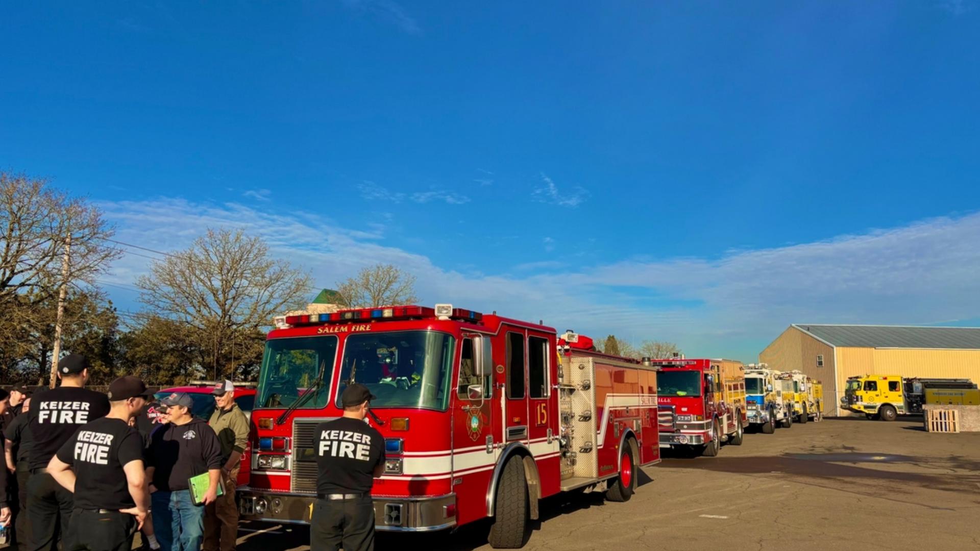 Oregon firefighters mobilize to help with California fires | kgw.com