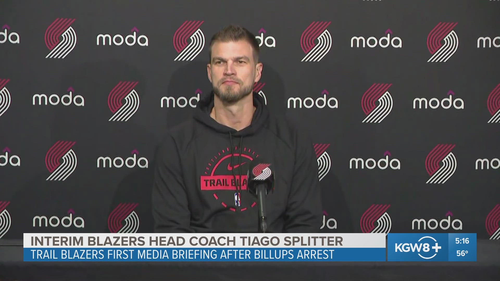 Tiago Splitter named interim Trail Blazers coach following arrest of ...