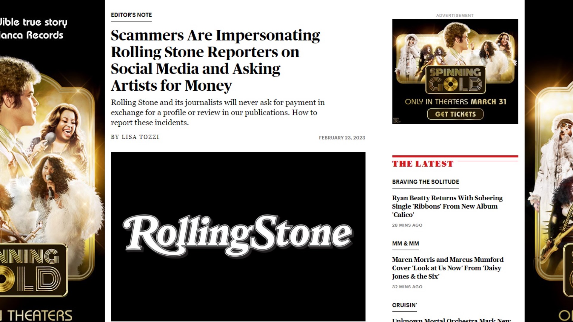 Rolling Stone magazine scam targets Portland band | kgw.com