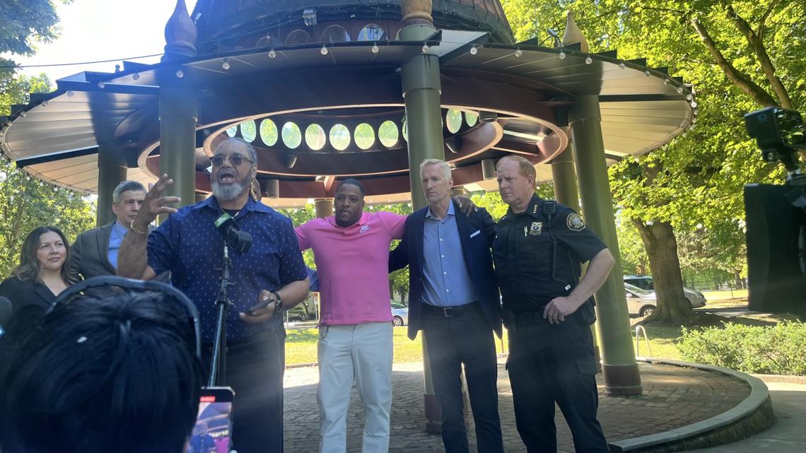Portland leaders discuss gun violence solutions at Dawson Park | kgw.com