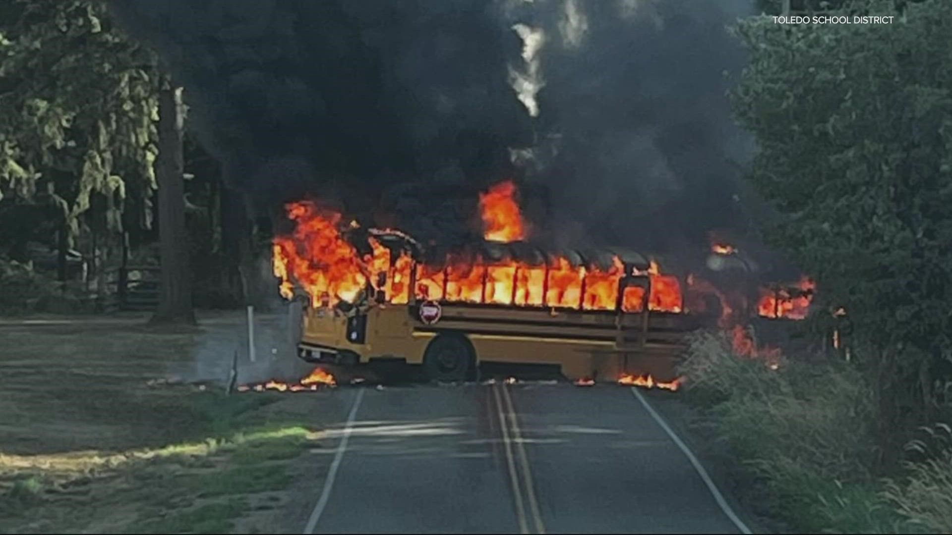 School Bus Fire