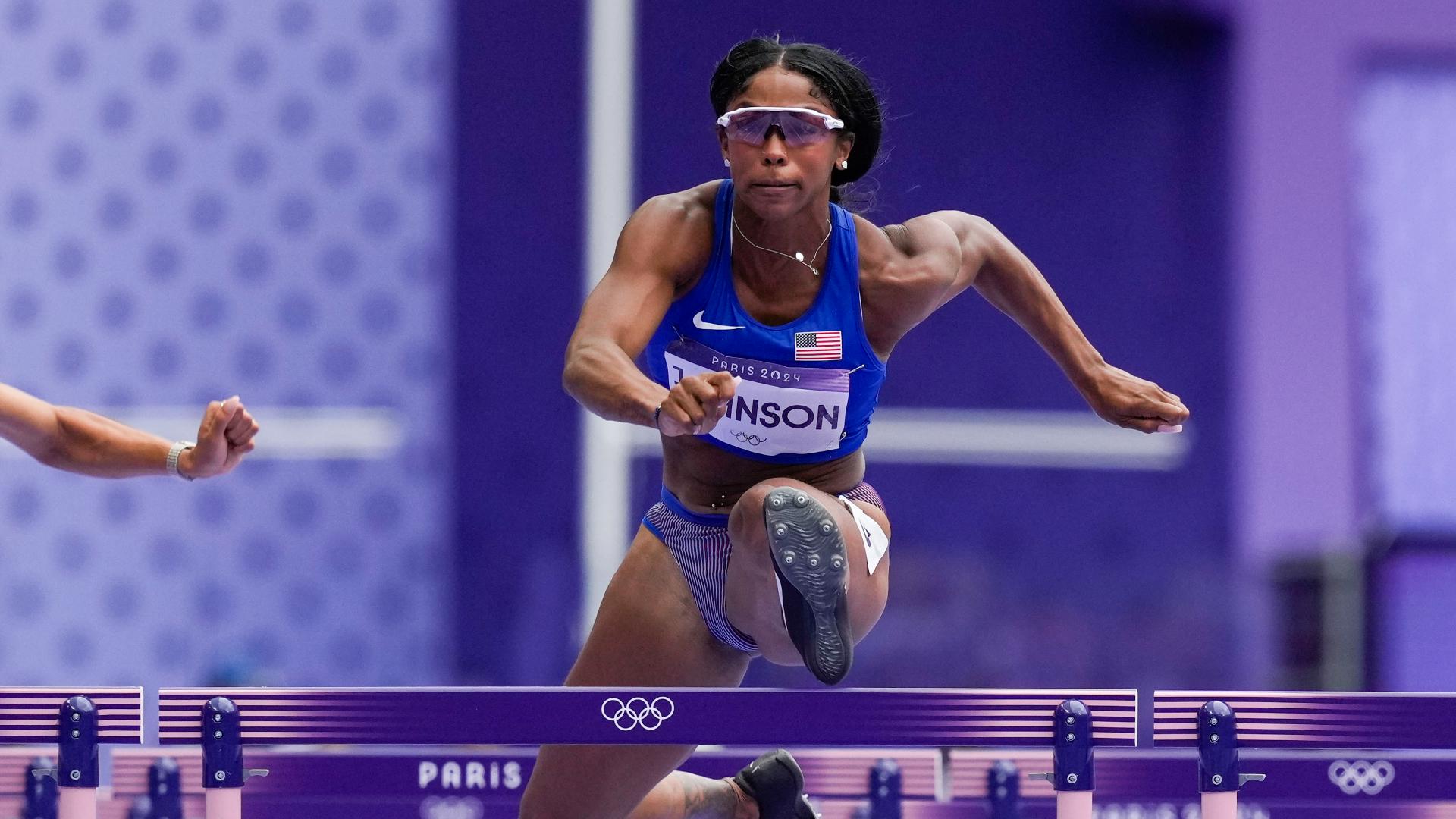 Paris Olympics: Alaysha Johnson qualifies for 100m hurdles finals | kgw.com