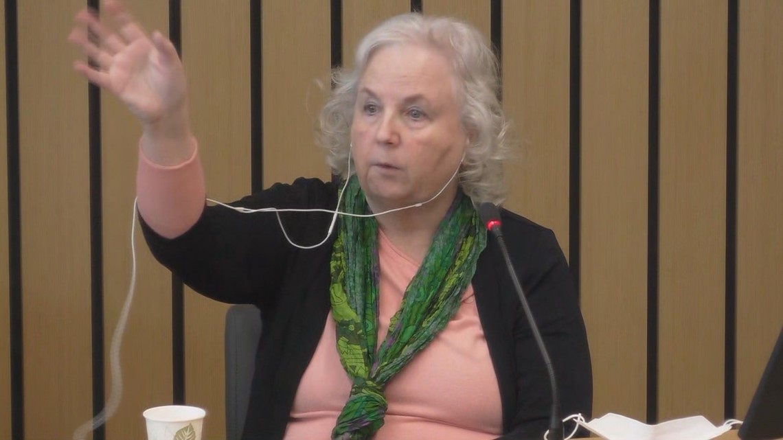 Brophy cross-examined in trial for husband's murder | kgw.com