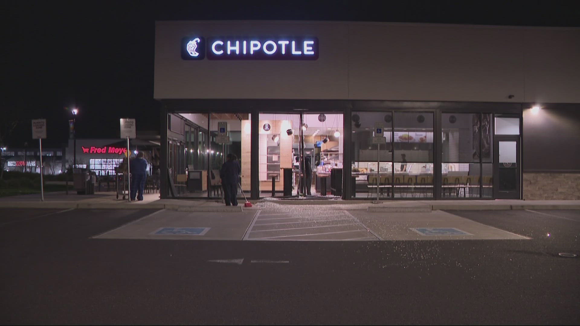 Driver crashes into Wood Village Chipotle in what deputies call ...