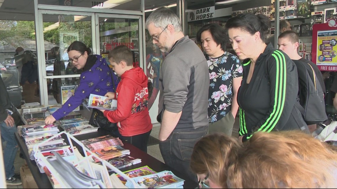 Milwaukie comic book shop celebrates Free Comic Book Day | kgw.com