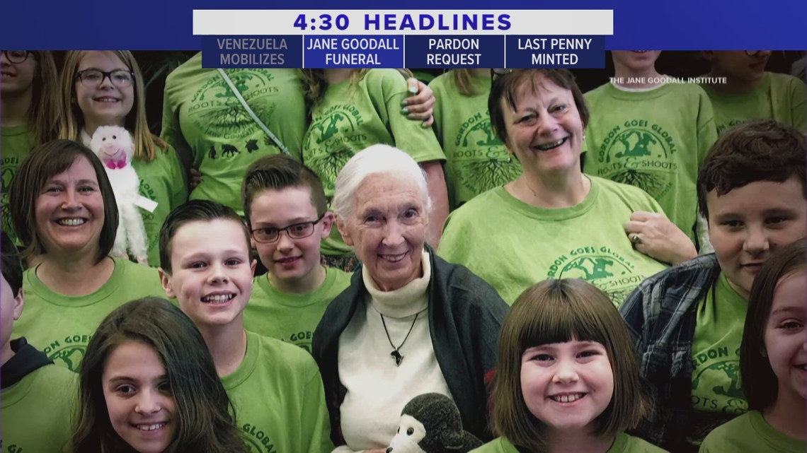 Friends, family say goodbye to Dr. Jane Goodall | kgw.com