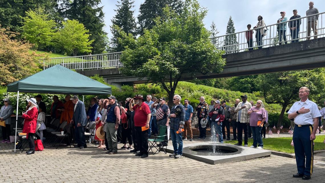 Special ceremony honors veterans across Oregon on Memorial Day | kgw.com