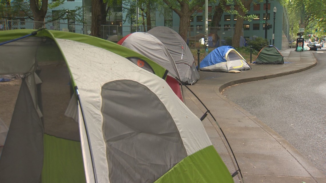 Portland homeless people say new ban makes life more challenging | kgw.com