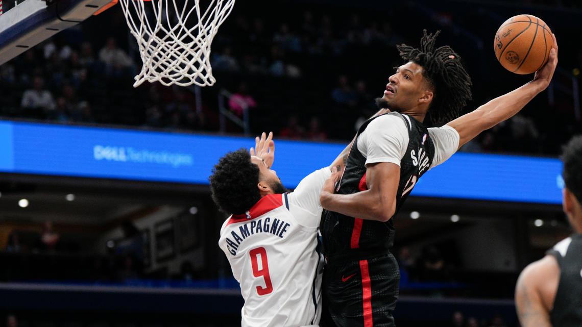 Shaedon Sharpe makes case for best dunk in NBA this season: 'Pretty ...