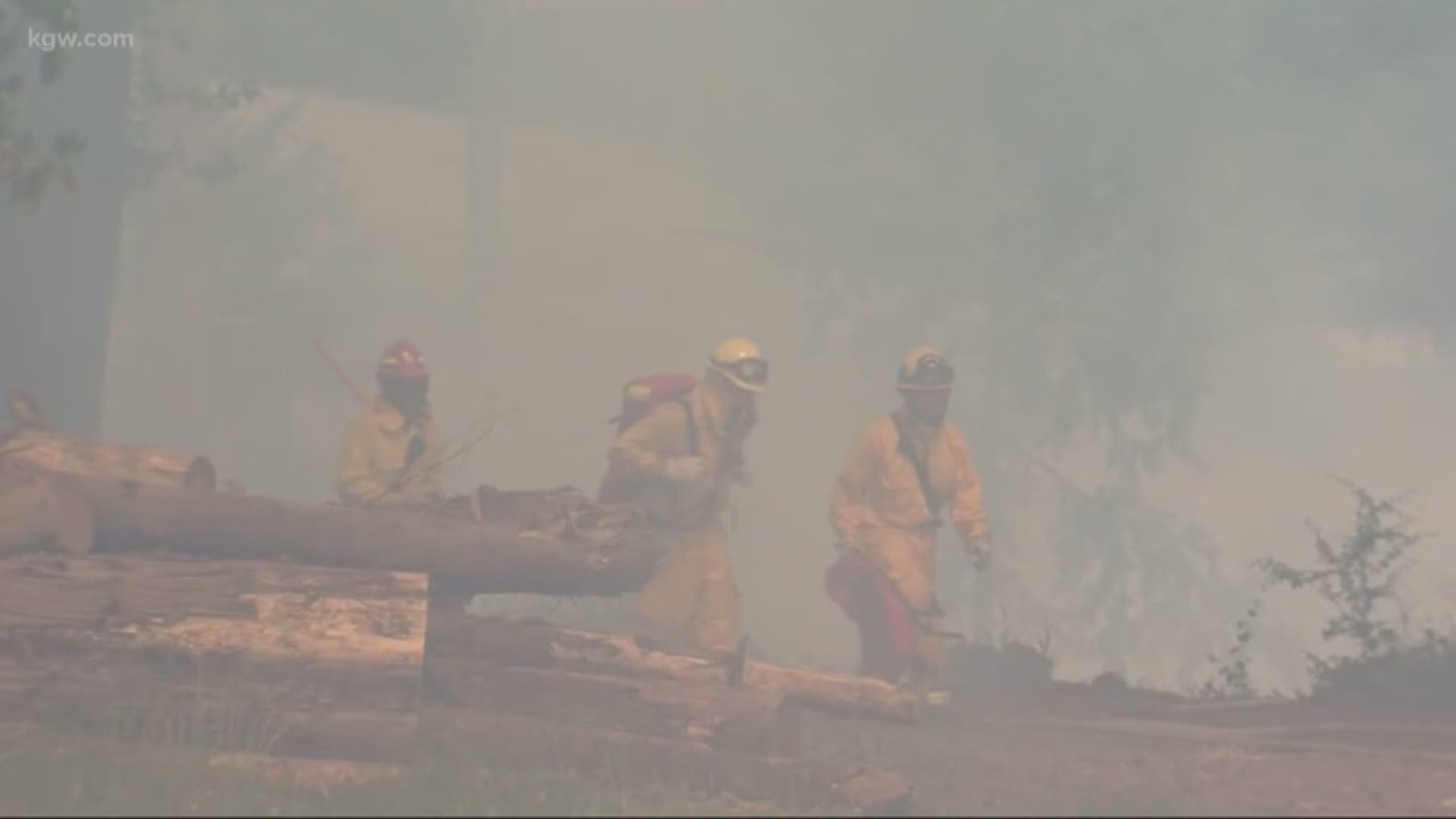 Firefighters put out brush fire that threatened Hillsboro home | kgw.com