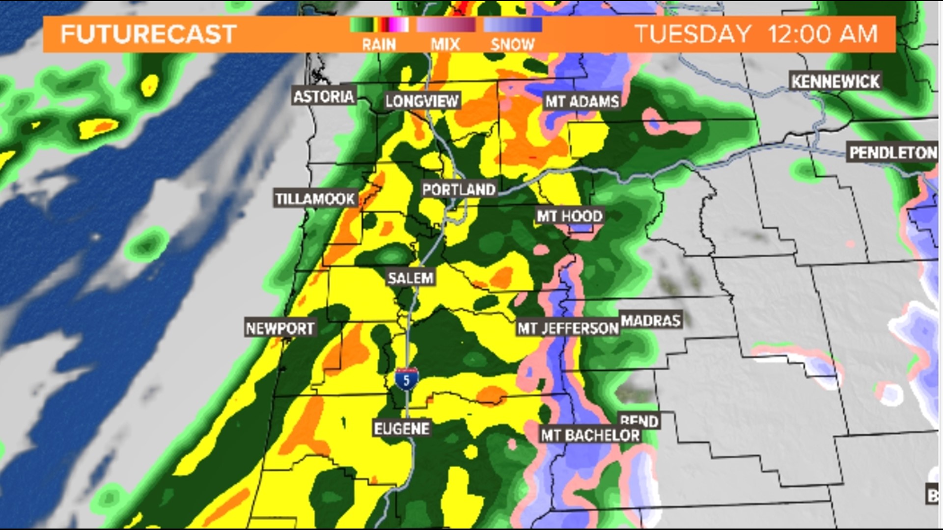 First blizzard warning for Cascades since 2012, NWS reports | kgw.com