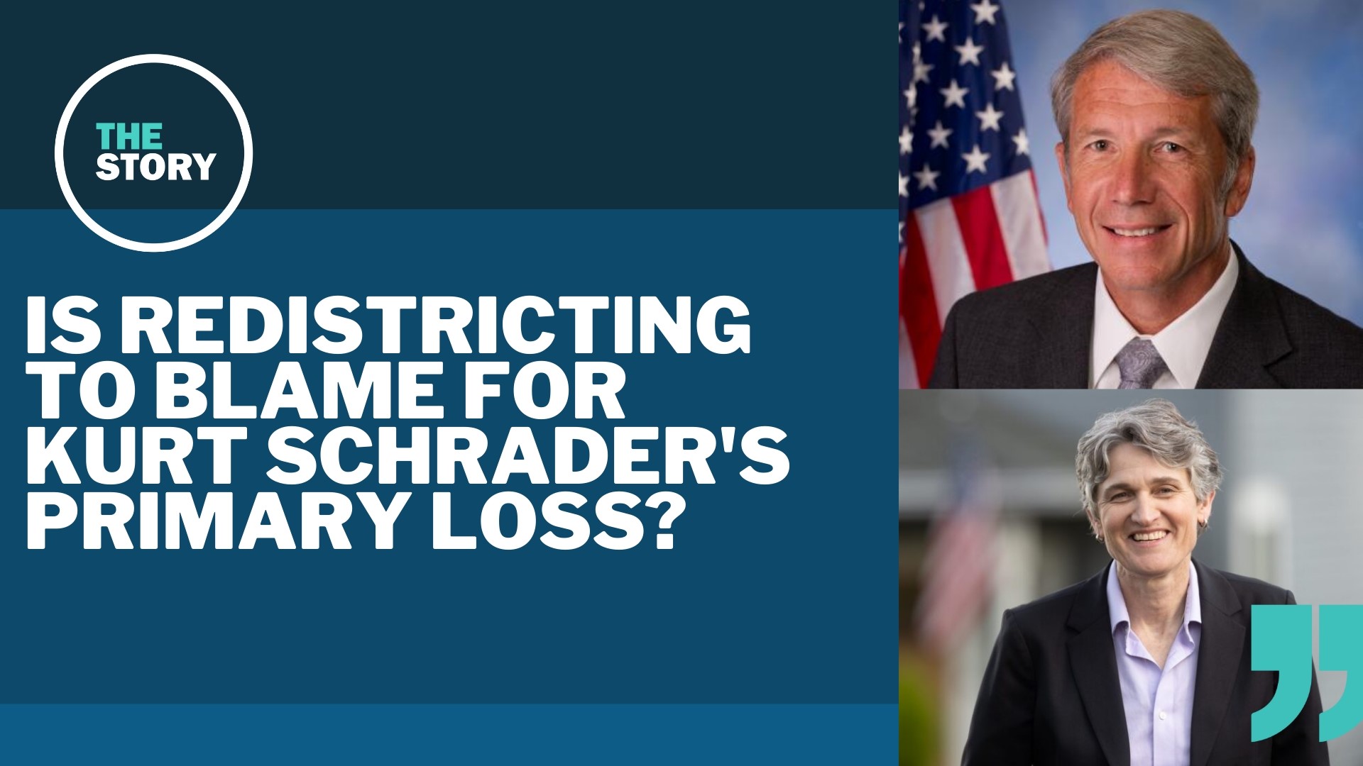 Kurt Schrader was reelected 5 times. What changed this year? | kgw.com