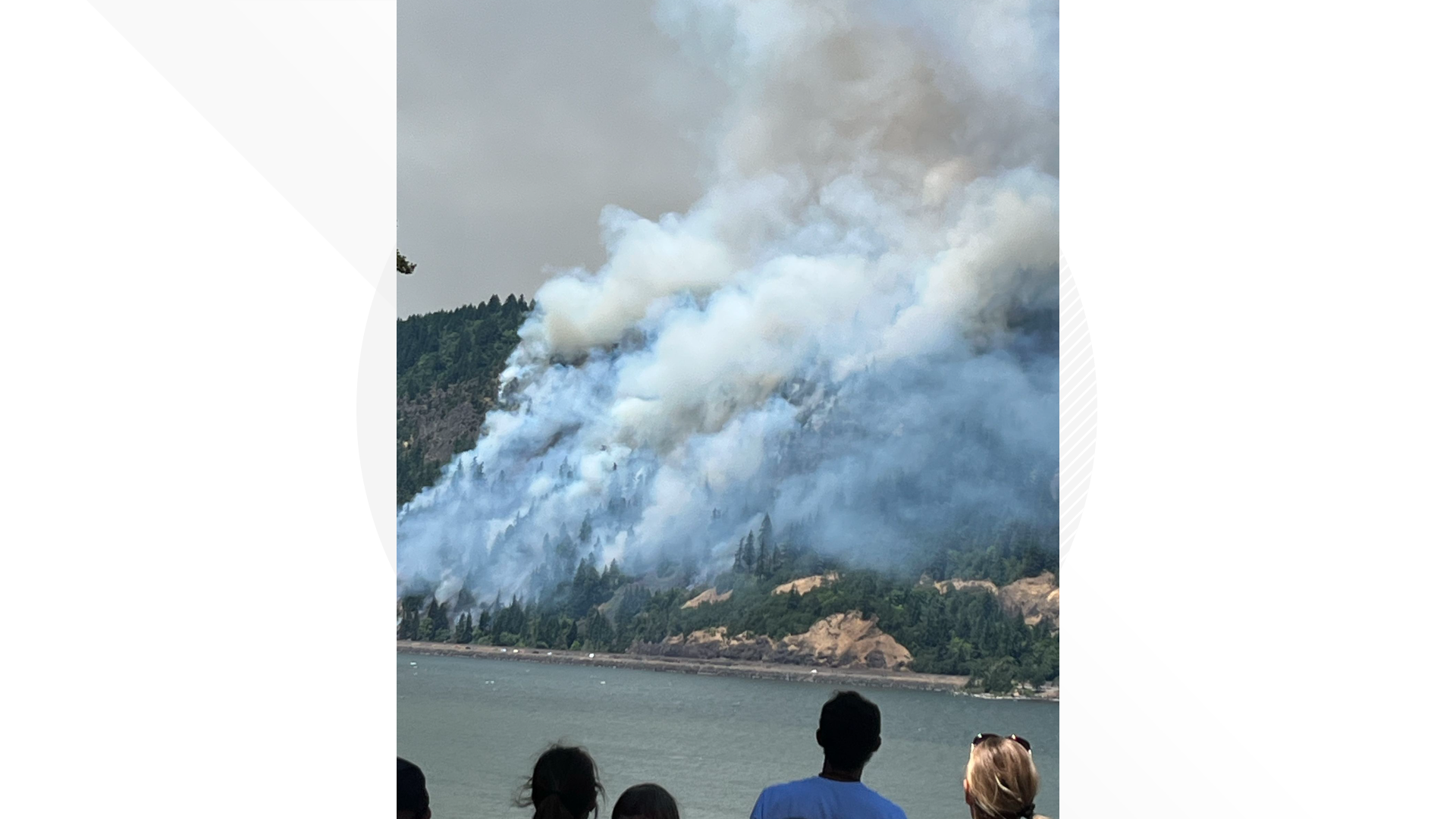 Tunnel 5 Fire grows to 533 acres in Skamania County, Wash. | kgw.com