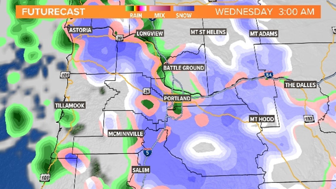Portland could see more snow on Wednesday | kgw.com