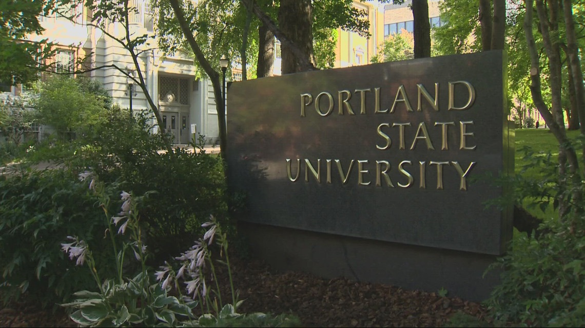 5 arrested at Portland State University protest of Riley Gaines | kgw.com