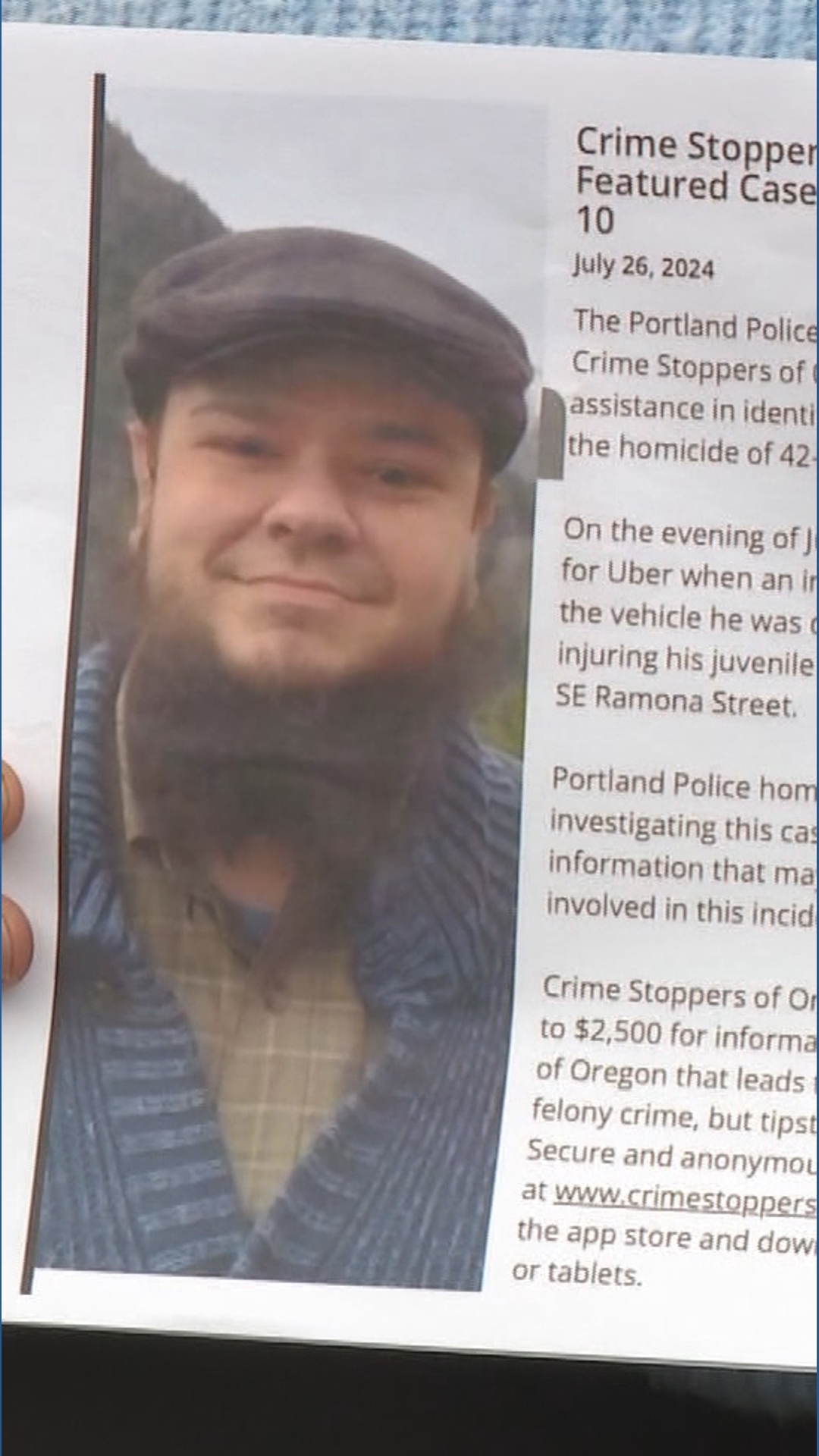 Wife of Uber driver shot and killed in Portland seeks answers 1 year ...