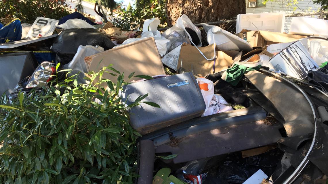 Growing trash pile in NE Portland won't be removed despite rat ...