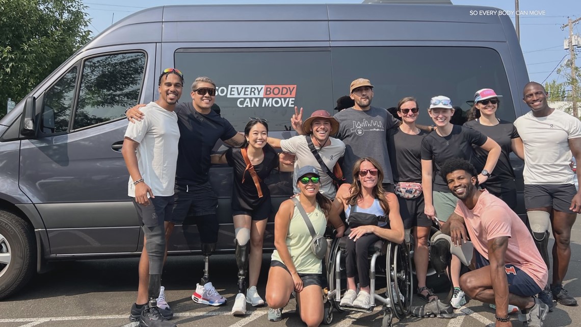 Hood to Coast kicks off: all-adaptive running team races in relay | kgw.com