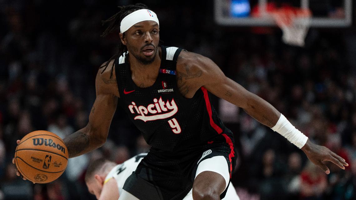 Jazz snap 5-game skid with 141-99 victory over the Trail Blazers | kgw.com