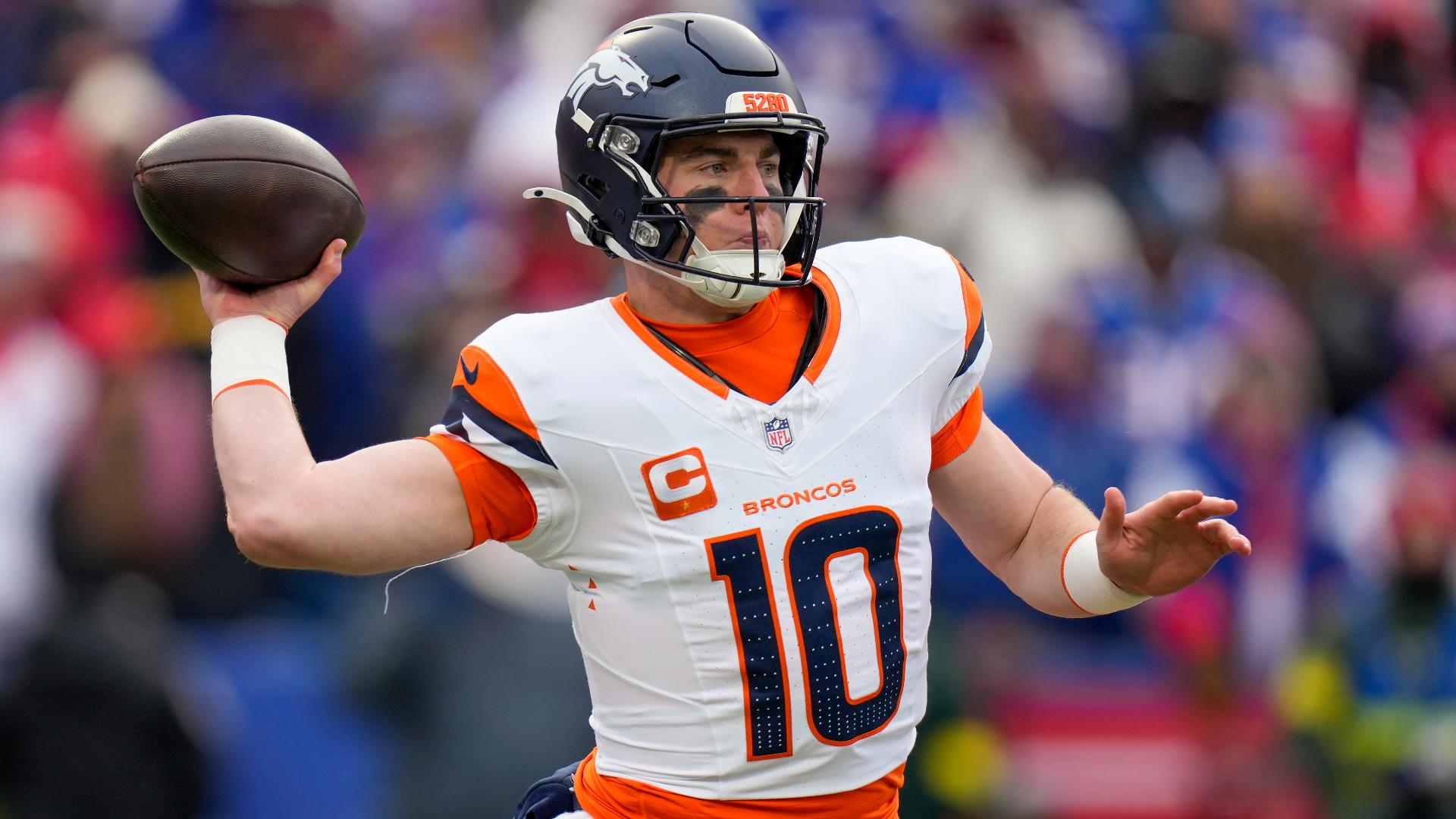 Broncos' Bo Nix breaks rookie records while battling injuries ...