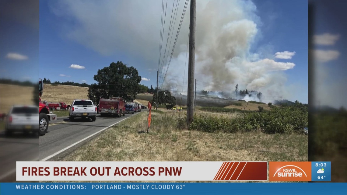 Multiple fires break out including one near Salem that forced ...