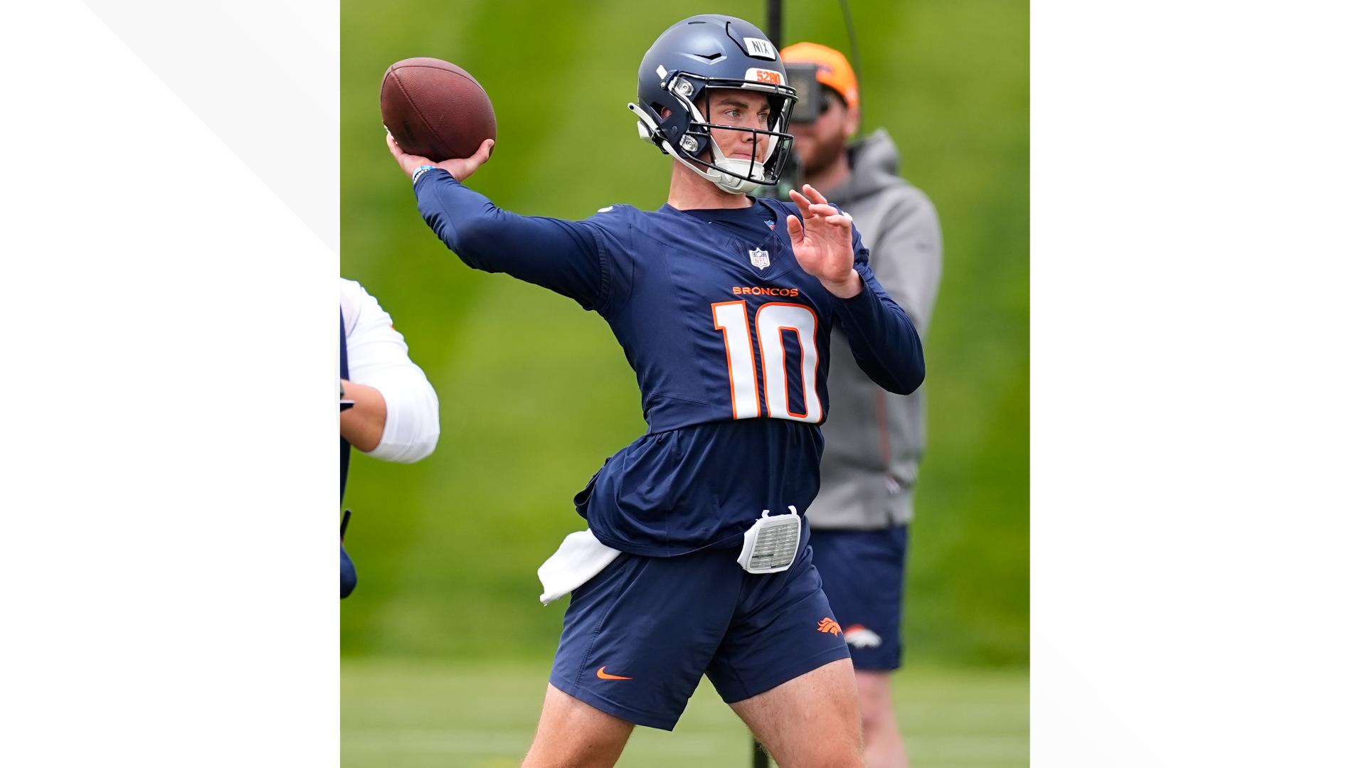 Bo Nix shines at Denver Broncos rookie minicamp | kgw.com