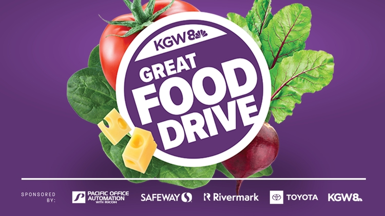 KGW Great Food Drive food drive is going on now. | kgw.com