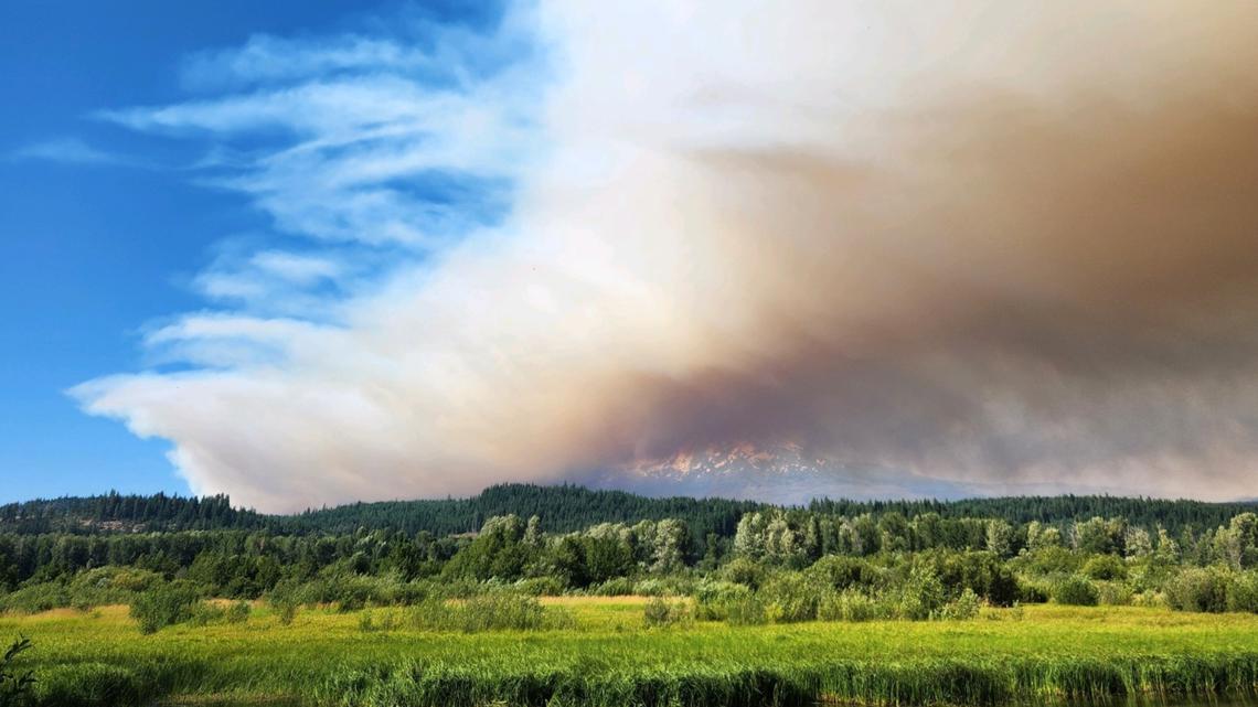 Williams Mine fire grows on Gifford Pinchot National Forest | kgw.com