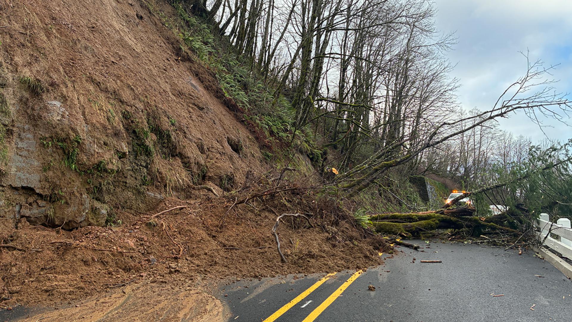Historic Columbia River Highway near Vista House reopens after ...