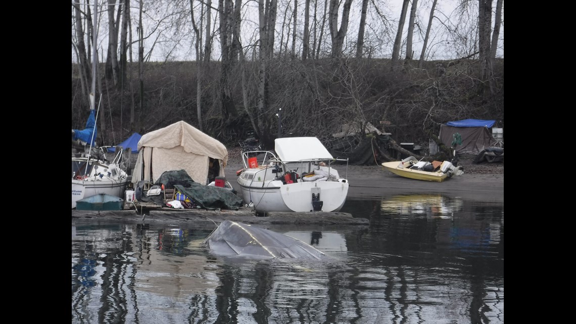 Transient boats now populating, sinking in Columbia River | kgw.com