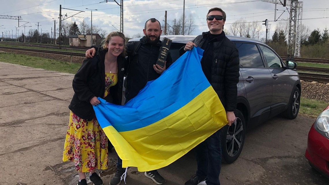 Portland man makes second humanitarian trip to Ukrainian border | kgw.com