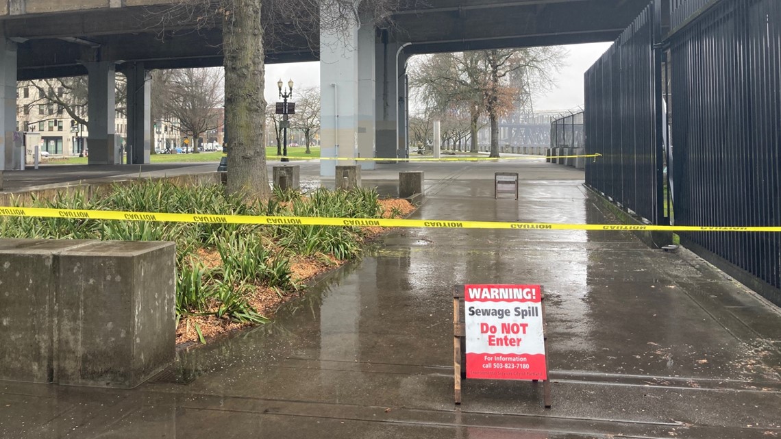 Portland sewage release under Burnside Bridge | kgw.com