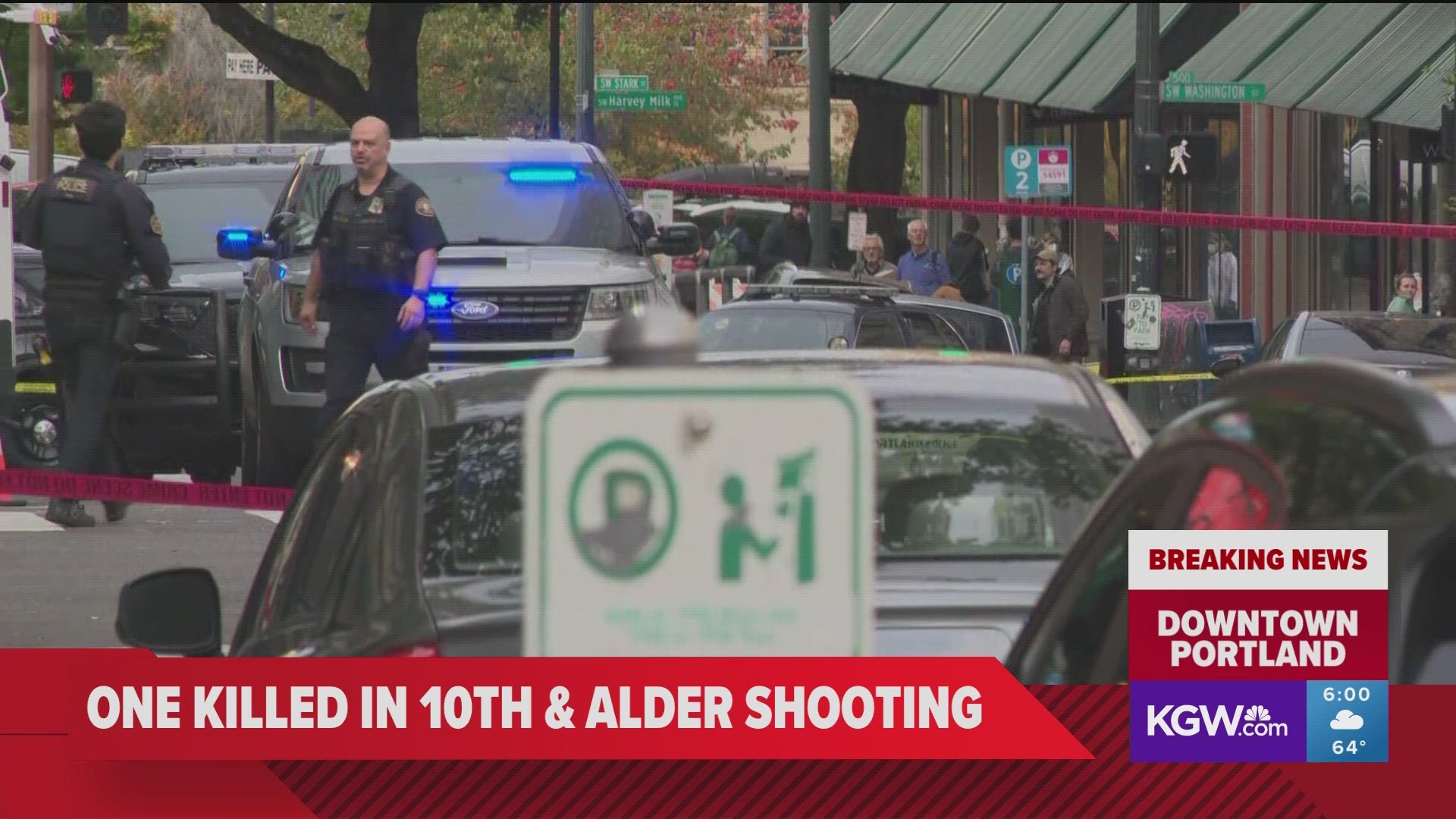 1 dead, 1 injured in downtown Portland shooting | kgw.com