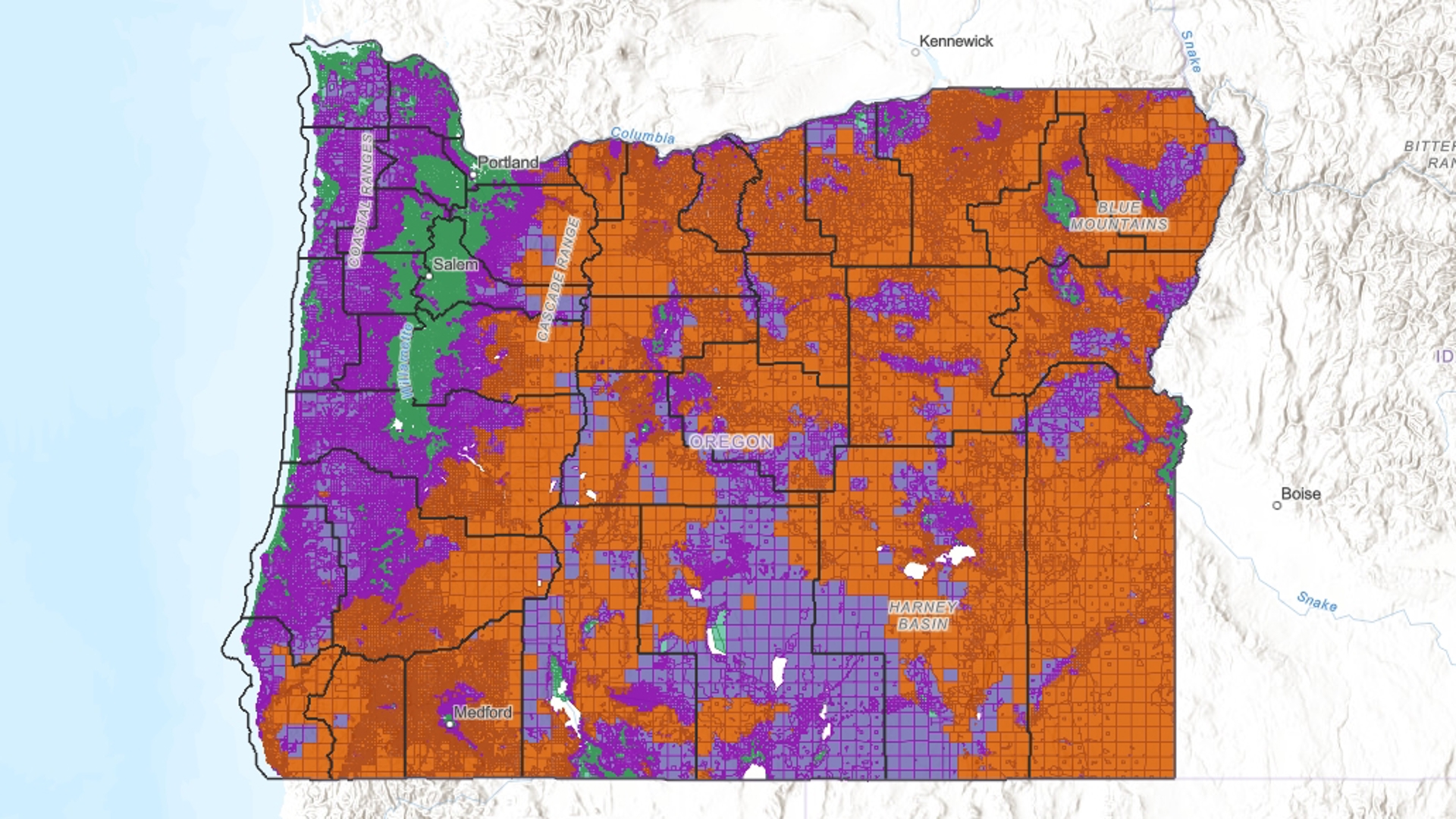 Oregon wildfire risk map bill tabled as showdown looms over ...
