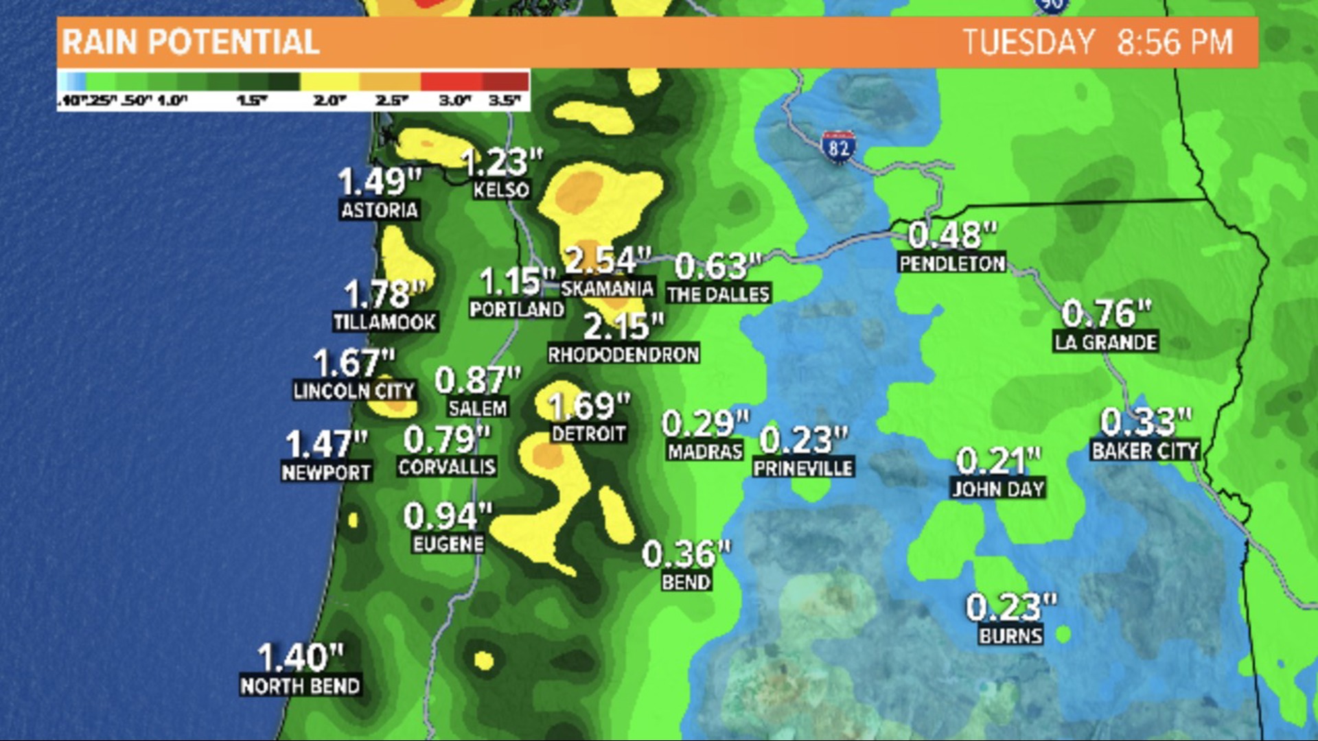 Prepare for a rainy few days in Portland starting Sunday | kgw.com
