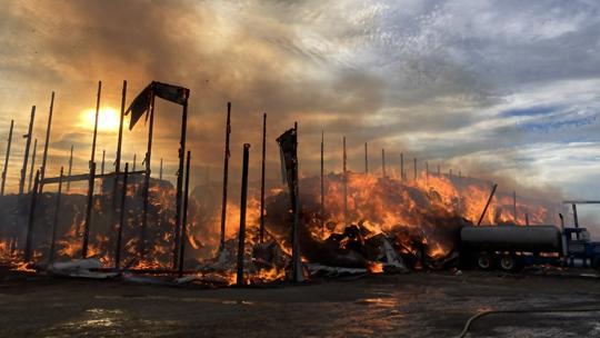 Fire breaks out at Coleman Ranch in Molalla after evening event | kgw.com