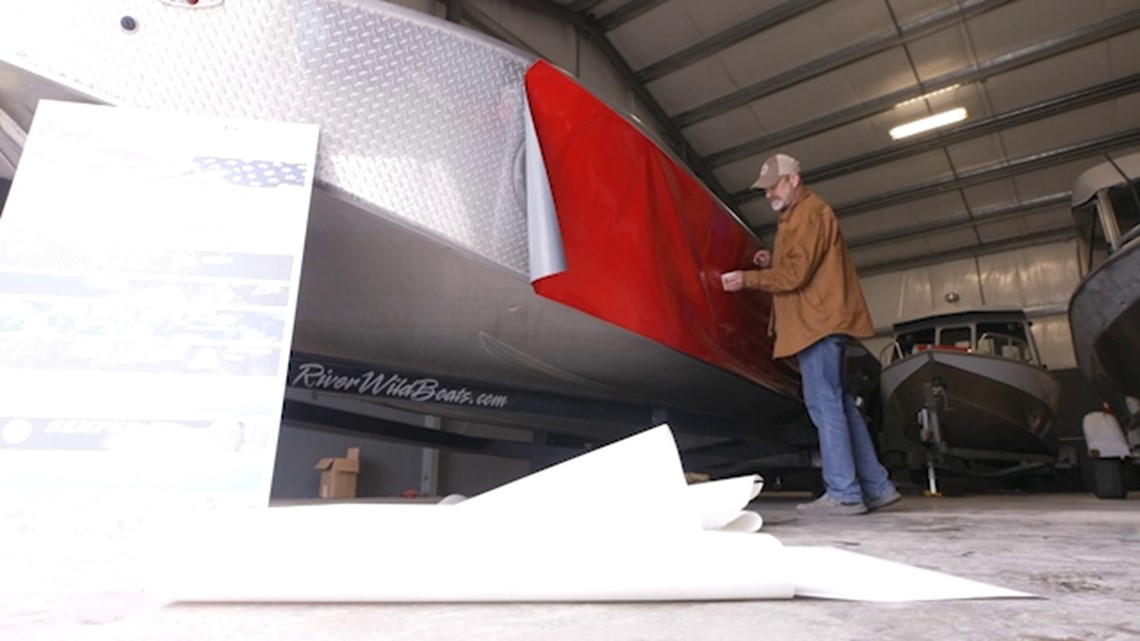 Artist and angler creates fishing boat designs | Grant's Getaway | kgw.com