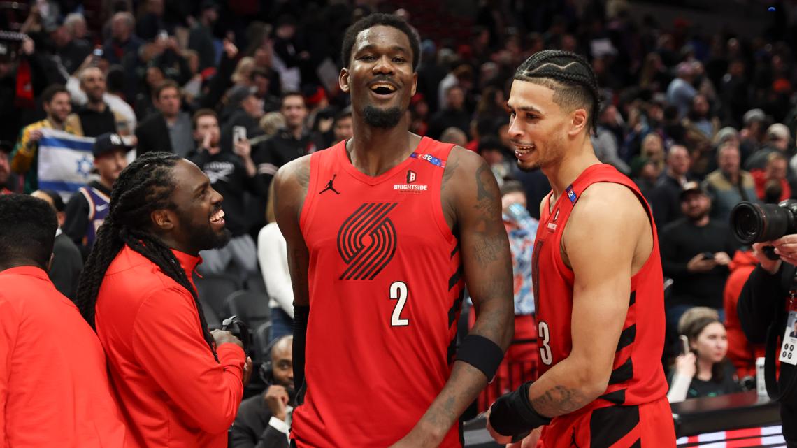 Ayton, Avdija lead Blazers to another win against Suns for 4th straight ...
