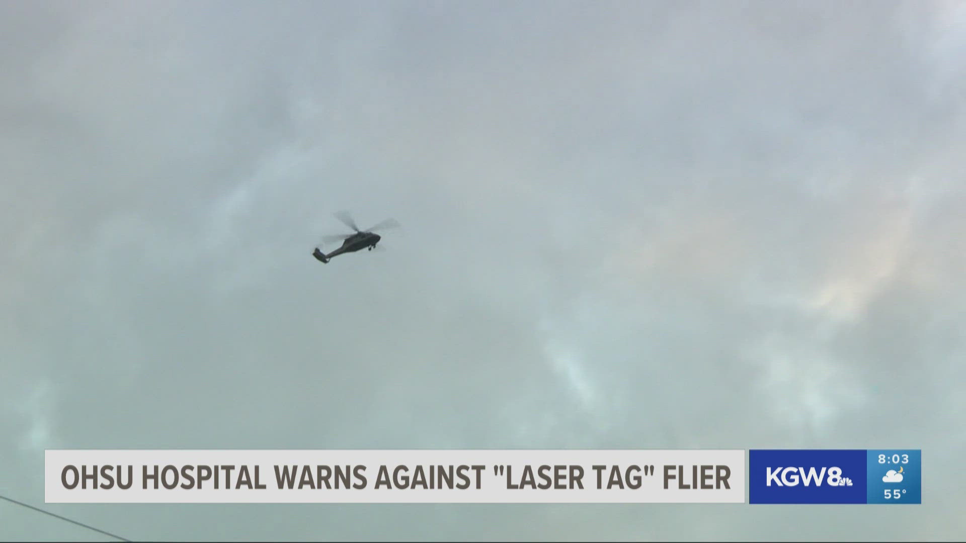 OHSU says emergency flights will be diverted amid planned 'laser party ...