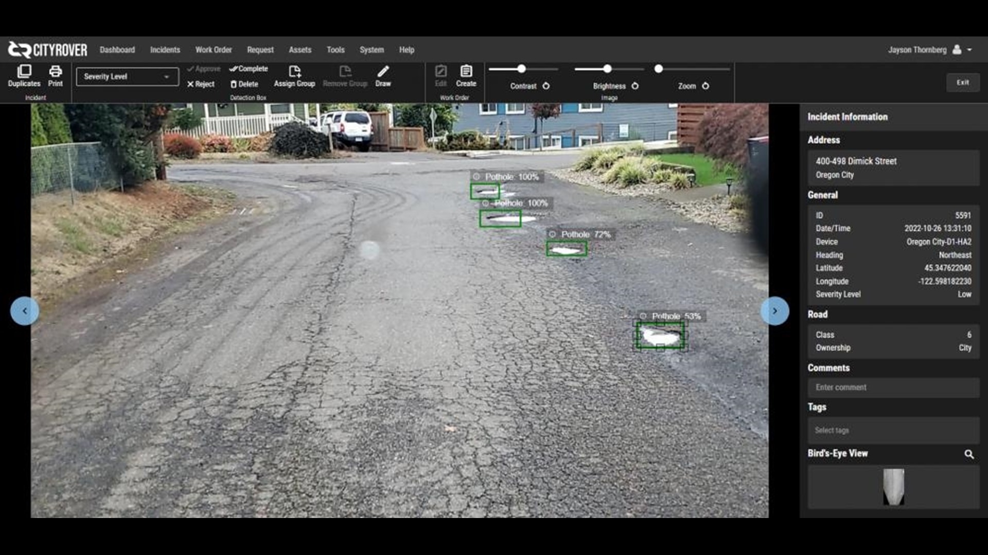 AI technology helps find potholes in Oregon City | kgw.com