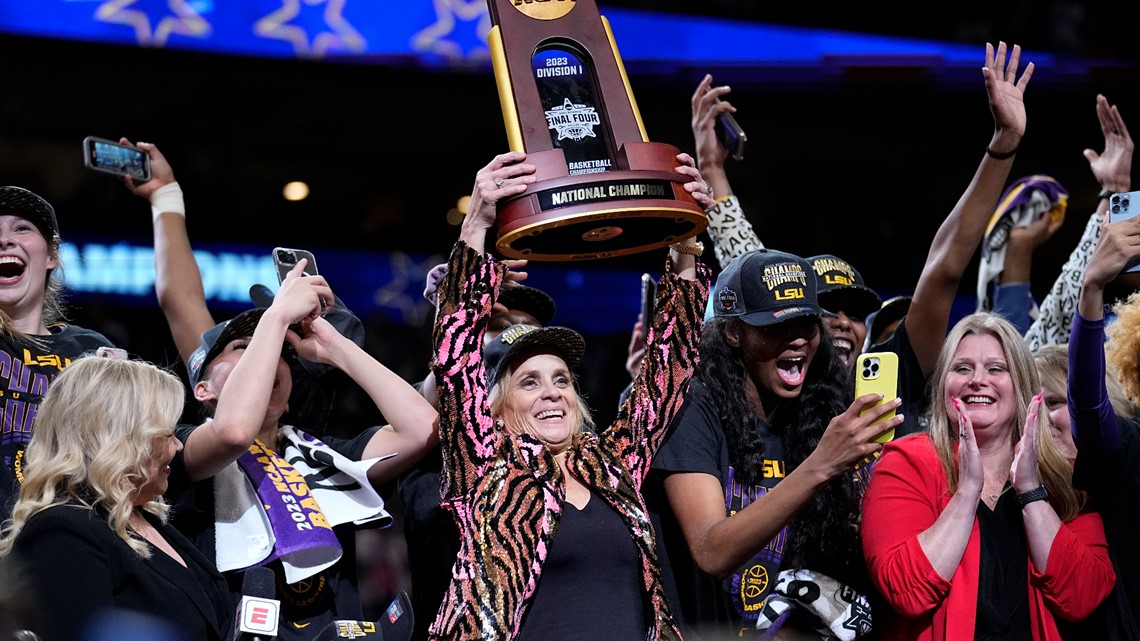 LSU wins 1st NCAA title | kgw.com