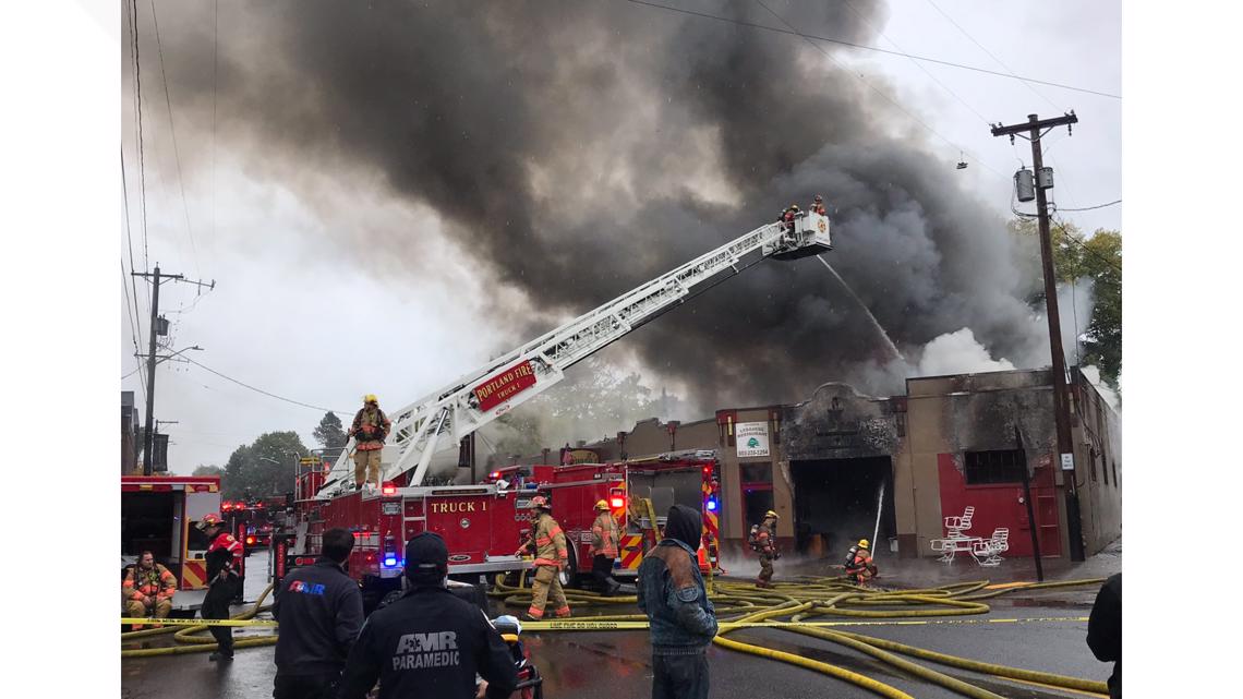 Large SE Portland fire | kgw.com