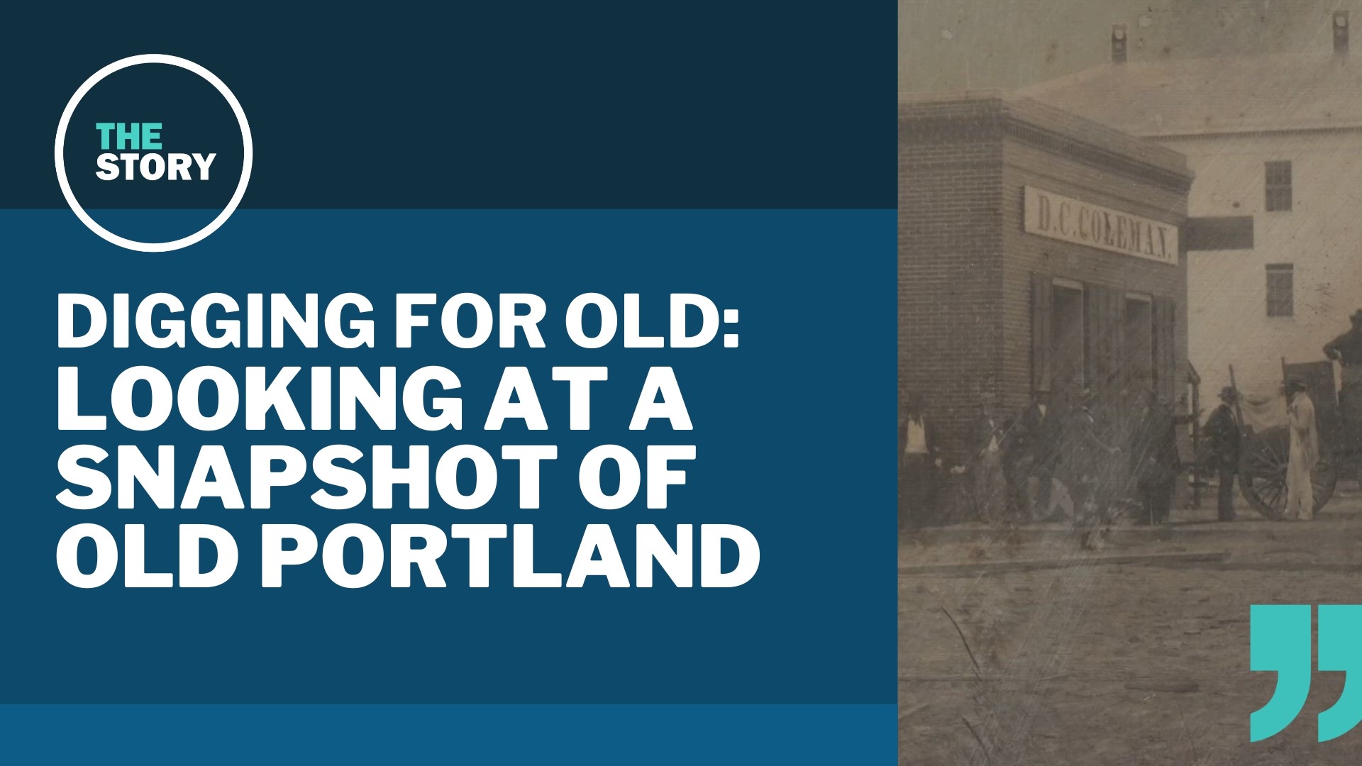 A snapshot of Portland's early history | Digging for Old | kgw.com