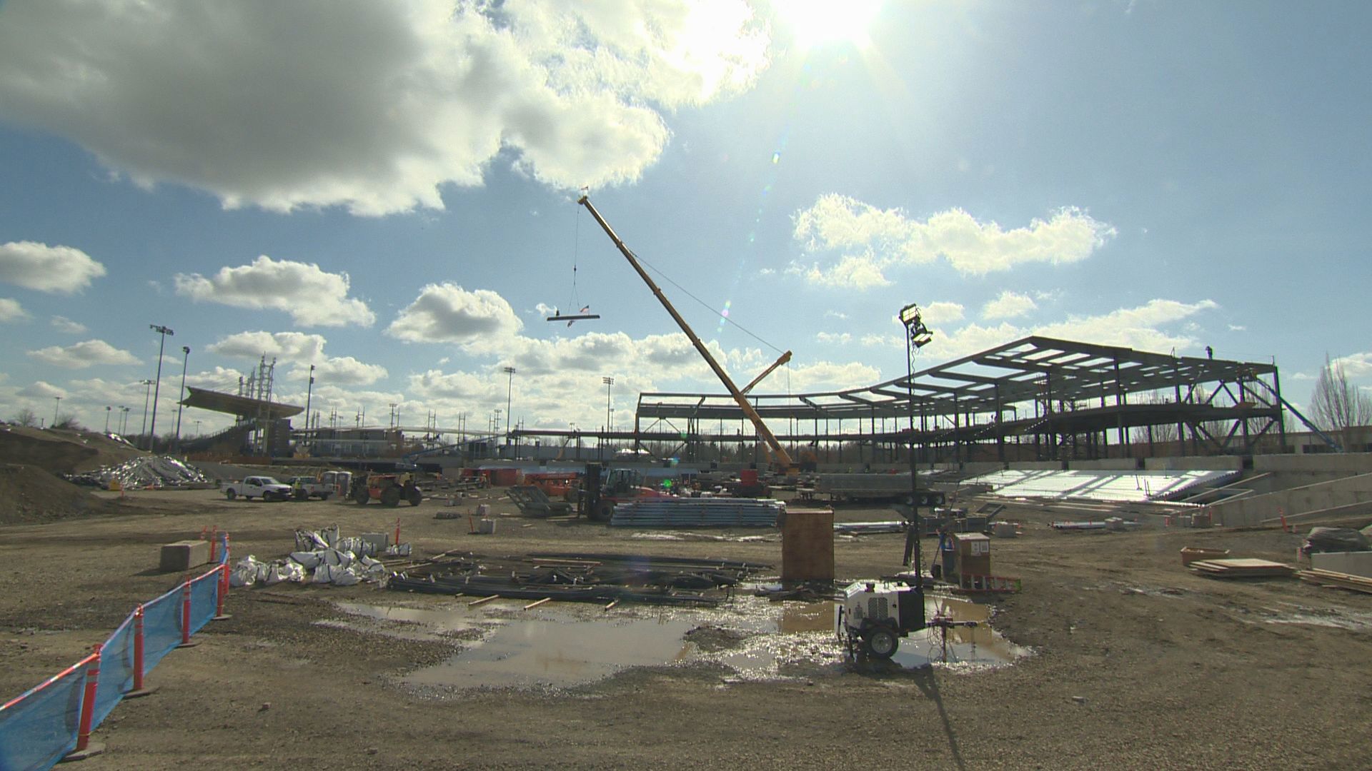 Hillsboro Hops ballpark hits major construction milestone | kgw.com