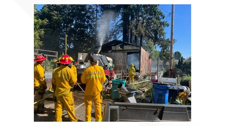 Evacuations lifted after brush fire in Vancouver | kgw.com