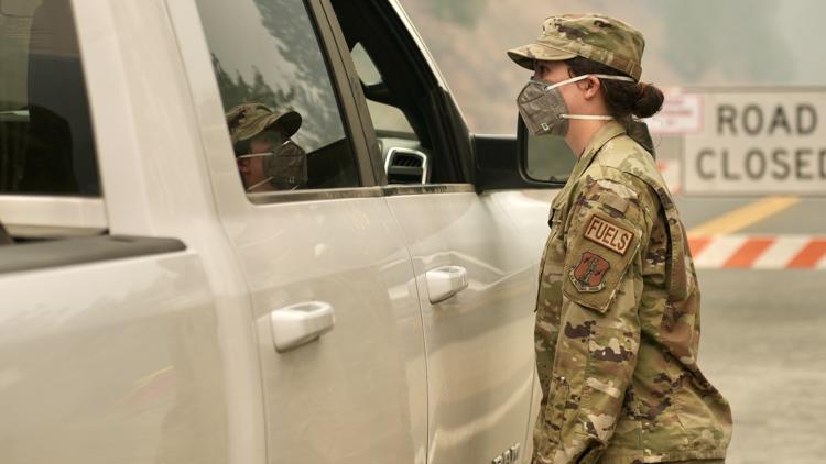Oregon Nation Guard supports Rum Creek Fire fighting | kgw.com