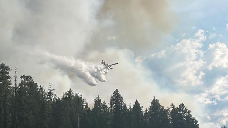 Marks Creek Fire spreads in Ochoco National Forest near Prineville ...